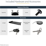 12U SERVER RACK ENCLOSURE HINGE - WALL MOUNT NETWORK RACK - JTC :: A ...